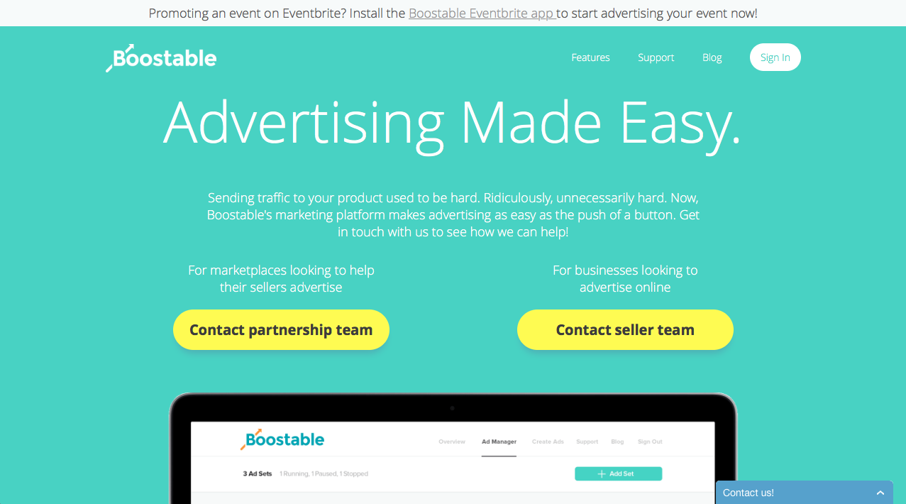 Boostable Marketplace Stack